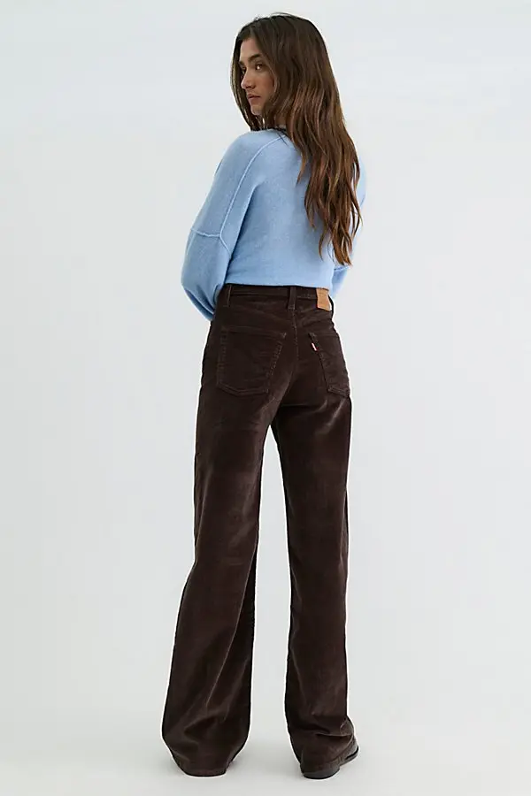 LEVI'S Ribcage Wide-leg Jeans - Java