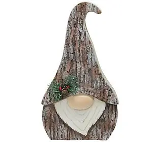 NORTHLIGHT 16' Brown And White Faux Tree Bark G Ome Figure - One-color
