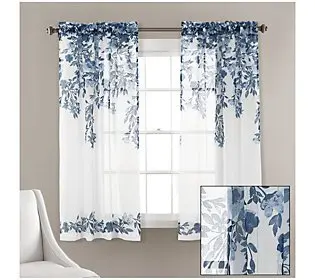 LUSH DECOR Tanisha Sheer Panels 38x63+2 Set By - One-color