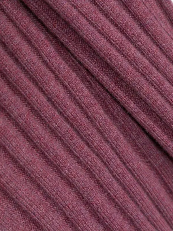 Brunello Cucinelli Ribbed-knit Cashmere Scarf