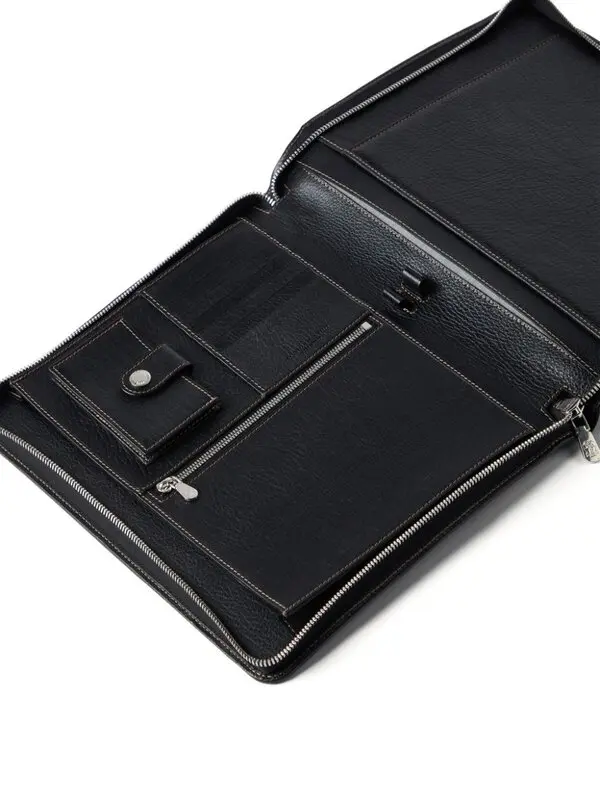 Brunello Cucinelli Leather Laptop Bag