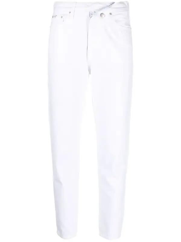 Calvin Klein Mid-rise Tapered-leg Jeans