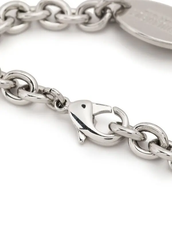Dsquared2 Logo-engraved Chain-link Id Bracelet