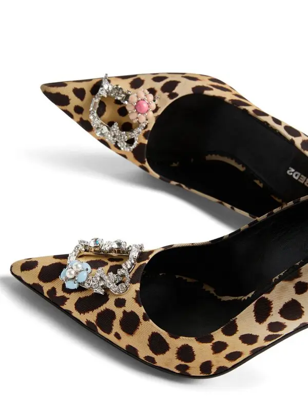 Dsquared2 Leopard-print Pointed-toe Pumps