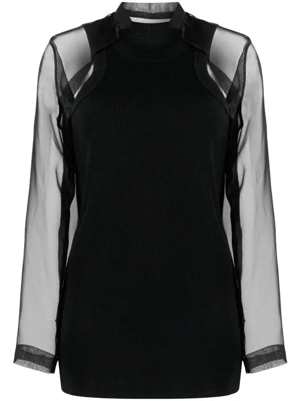 Sacai Layered Cut-out Top