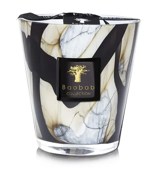 BAOBAB COLLECTION Stones Marble Candle - Grey