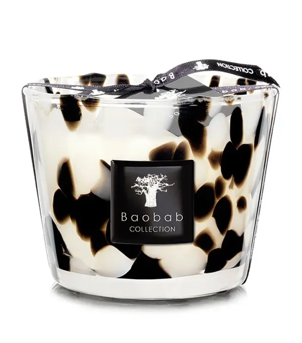 BAOBAB COLLECTION Pearls Candle - Black