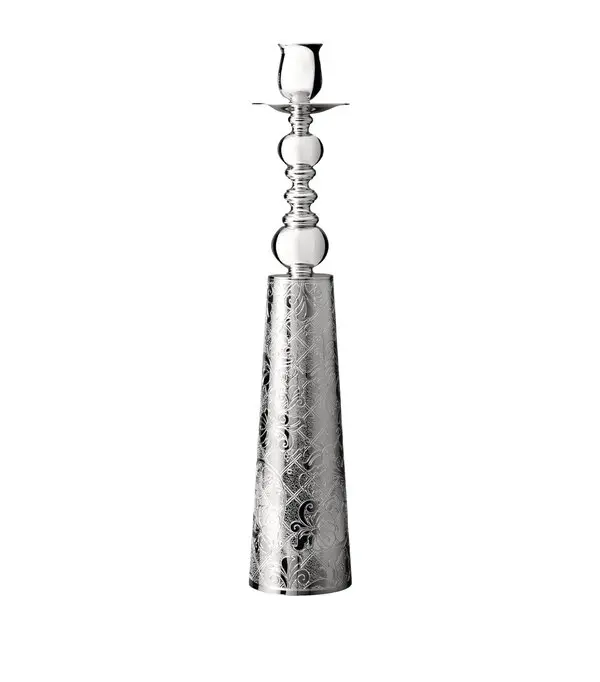 Christofle Plated Jardin D'eden Candlestick - Silver