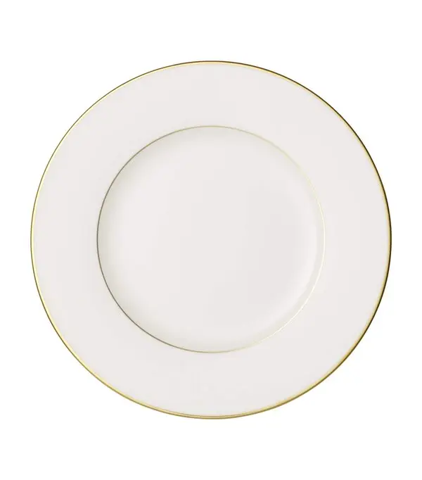 VILLEROY & BOCH Anmut Gold Salad Plate - White