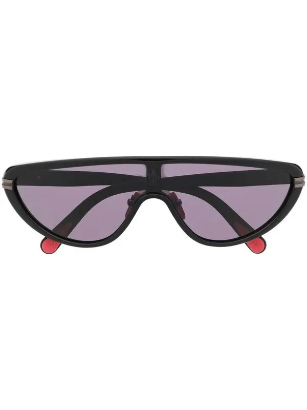 Moncler Vitesse Shield-frame Sunglasses - Black