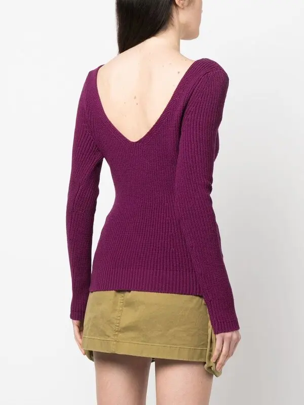 Dsquared2 Logo-patch Ribbed Jumper