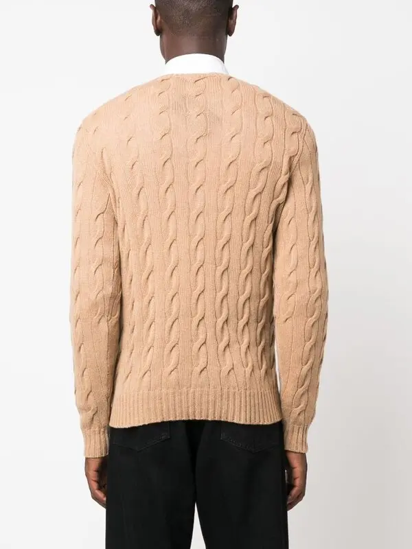 Ralph Lauren Purple Label Cable-knit Jumper - Neutrals