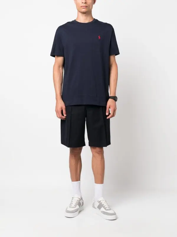 Polo Ralph Lauren Logo-embroidered Cotton T-shirt - Blue