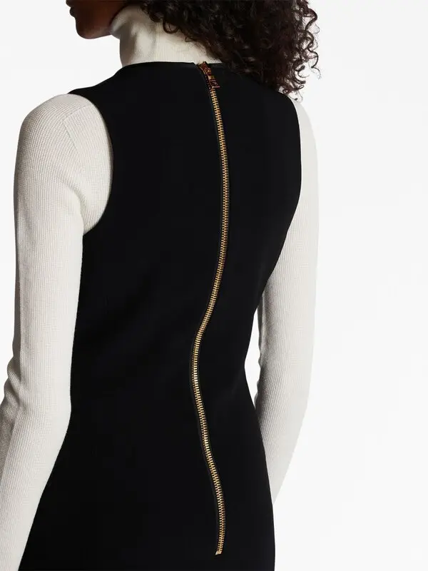 Balmain V-neck Mini Dress