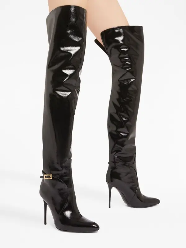 GIUSEPPE ZANOTTI 105mm Frannie Over-the-knee Boots