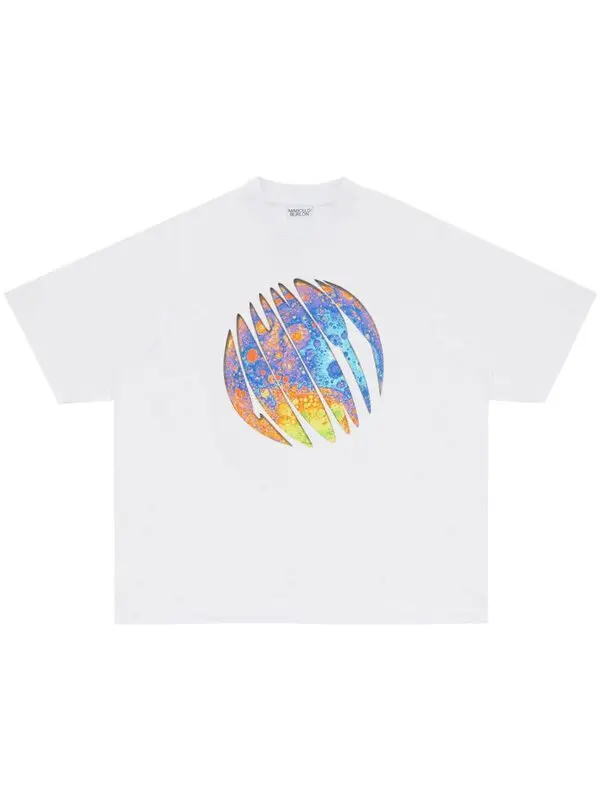 COUNTY OF MILAN Lunar Cotton T-shirt - White