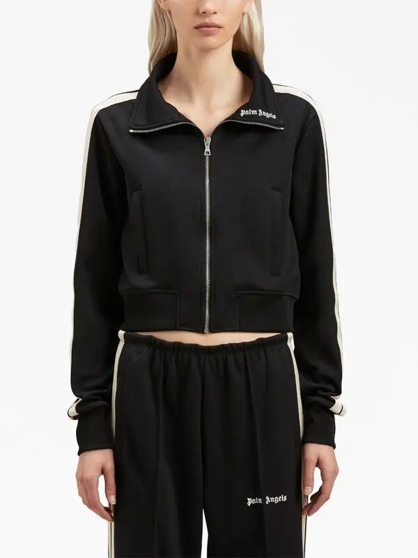 Palm Angels Side-stripe Track Jacket - Black