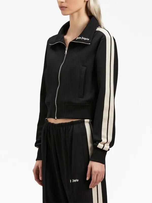 Palm Angels Side-stripe Track Jacket - Black