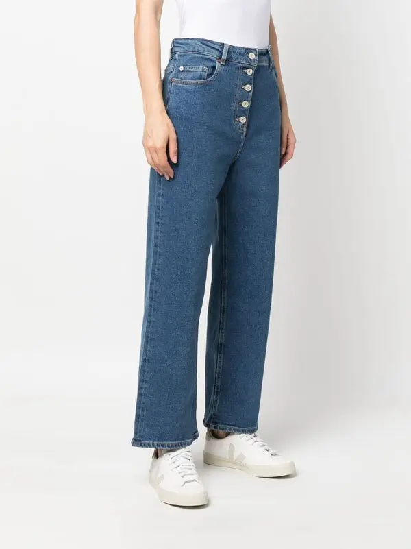 Paul Smith Cropped Wide-leg Jeans