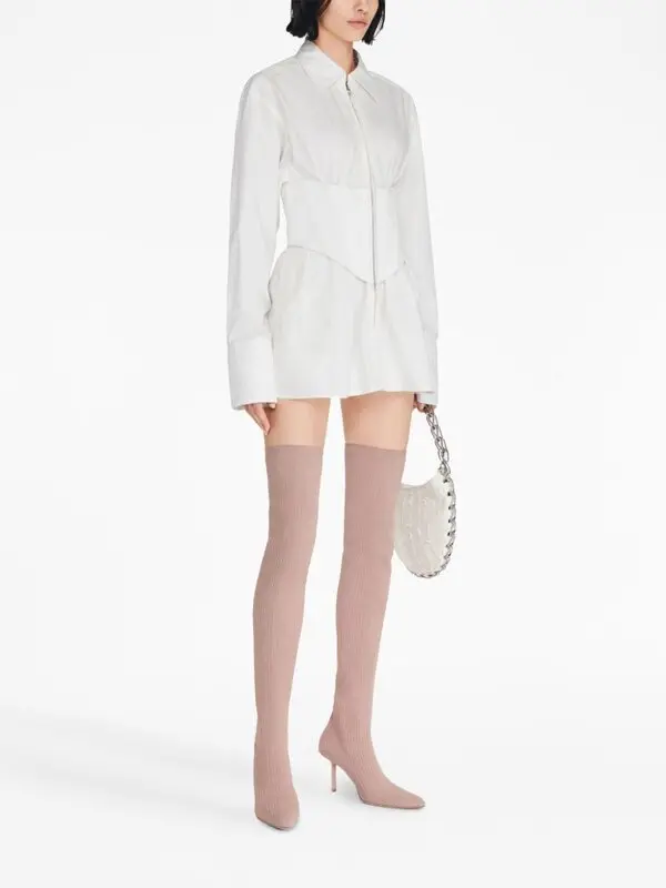 DION LEE Corset Organic-cotton Minidress