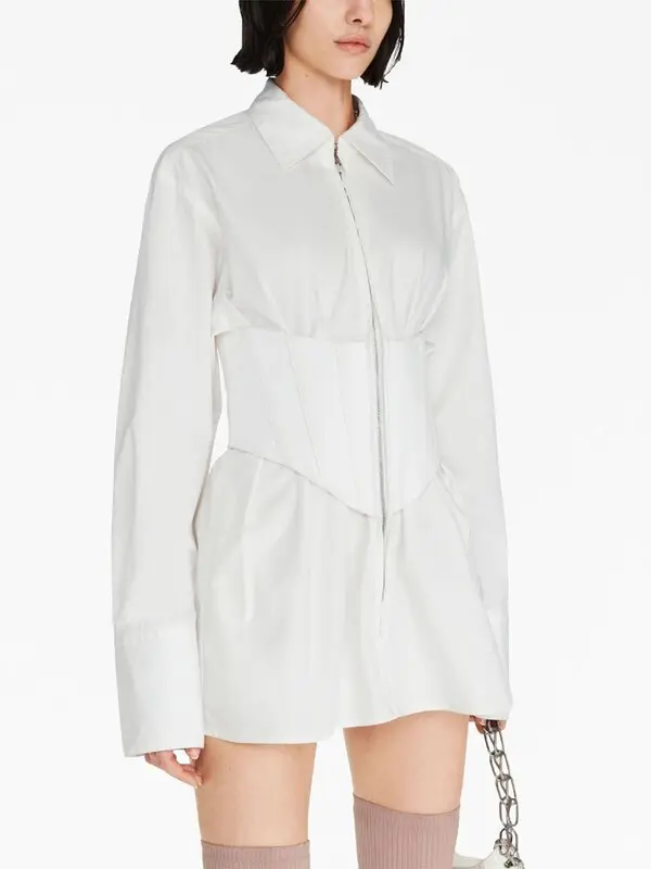 DION LEE Corset Organic-cotton Minidress