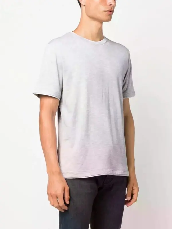 Eleventy Double-layer Trim Cotton T-shirt