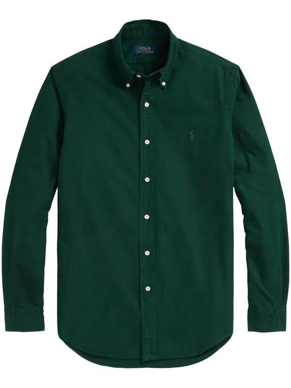 Polo Ralph Lauren Polo Pony Button-up Cotton Shirt - Green