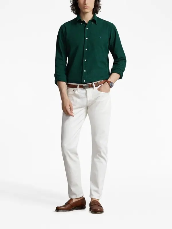 Polo Ralph Lauren Polo Pony Button-up Cotton Shirt - Green