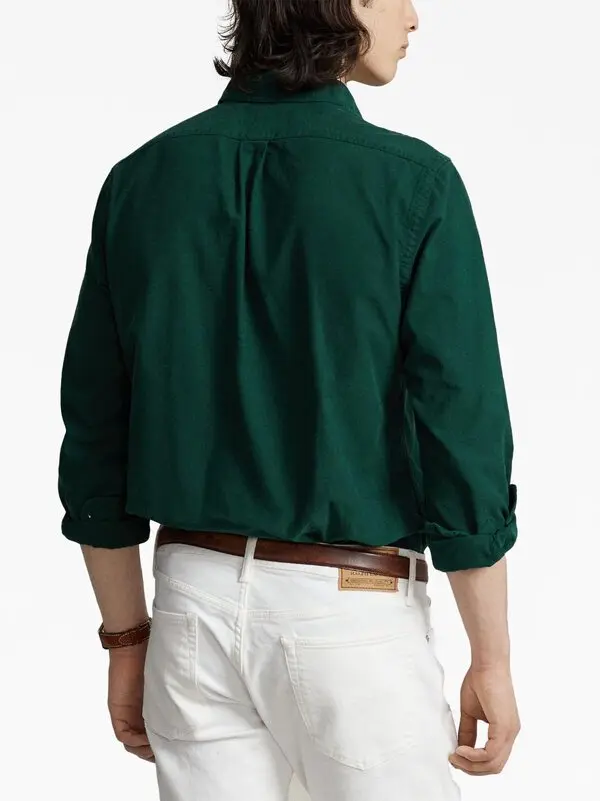 Polo Ralph Lauren Polo Pony Button-up Cotton Shirt - Green