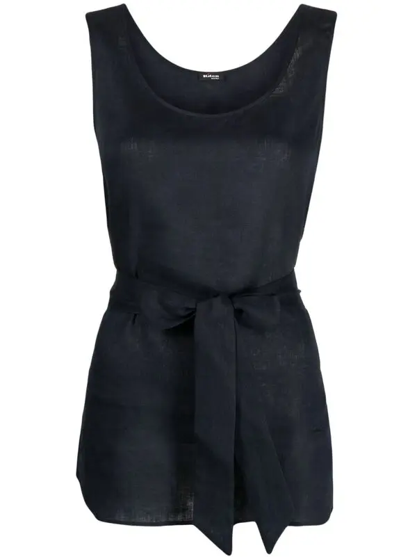 Kiton Round-neck Sleeveless Top