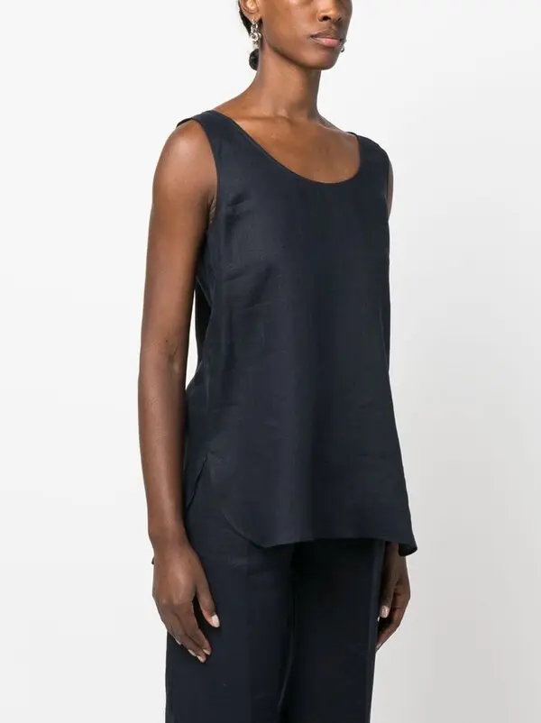 Kiton Round-neck Sleeveless Top
