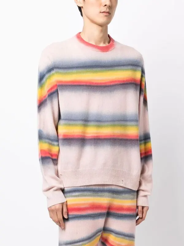 Amiri Rainbow Tie-dye Crew-neck Sweatshirt