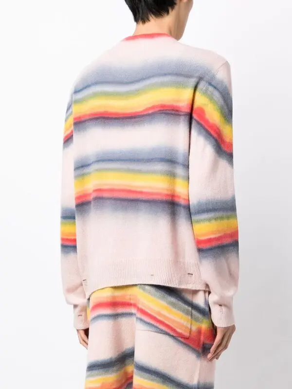 Amiri Rainbow Tie-dye Crew-neck Sweatshirt