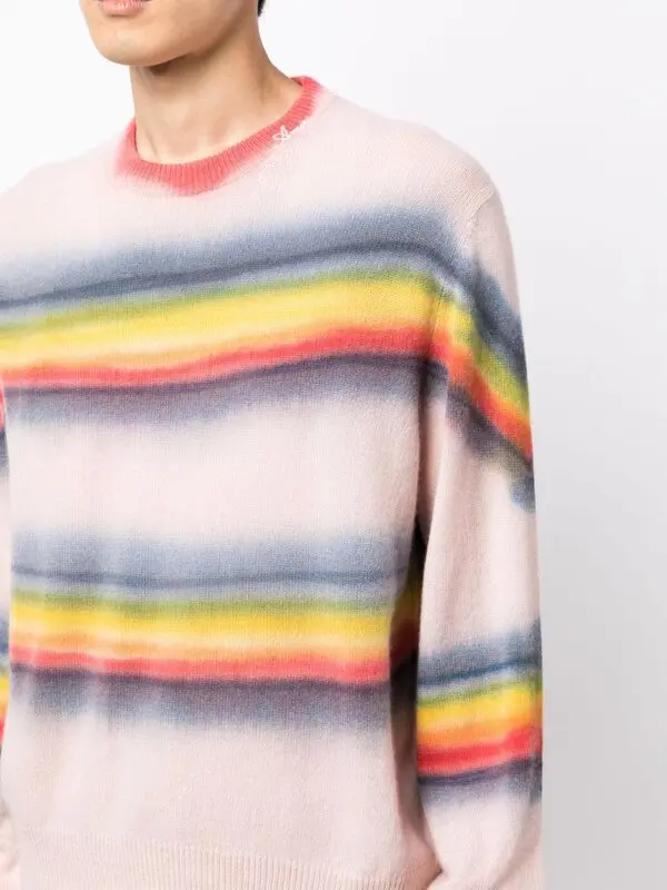 Amiri Rainbow Tie-dye Crew-neck Sweatshirt