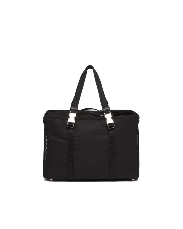 Prada Re-nylon And Saffiano Leather Pet Bag