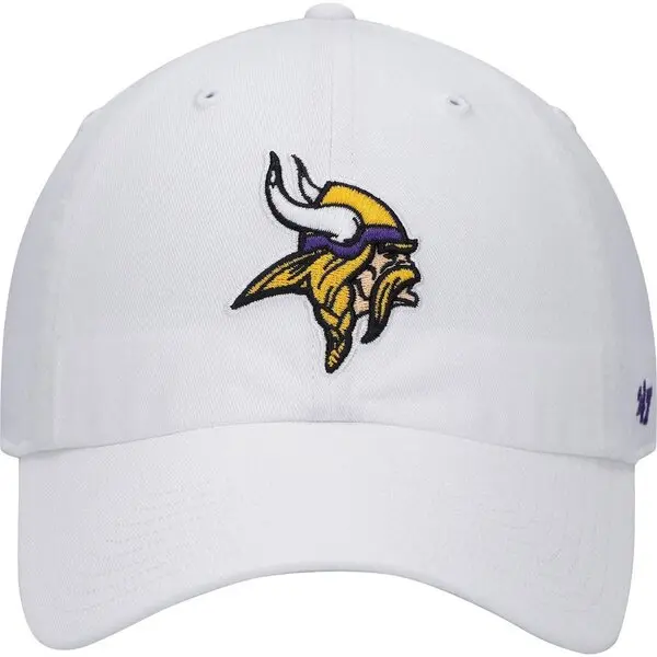 '47 Minnesota Vikings Clean Up Adjustable Cap - White