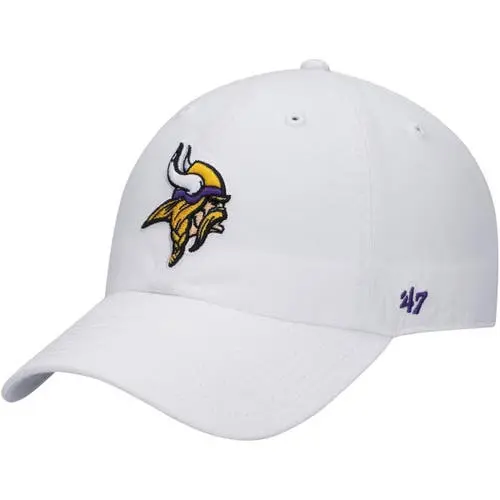 '47 Minnesota Vikings Clean Up Adjustable Cap - White