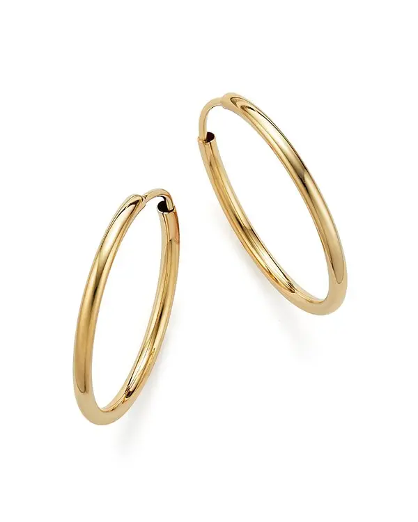 Bloomingdale'S 14k Yellow Endless Hoop Earrings - Gold