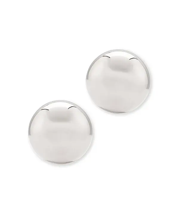 Bloomingdale'S Ball Stud Earrings In 14k Gold - White