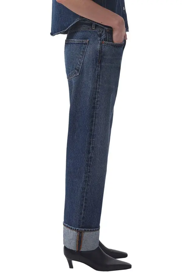 AGOLDE Fran Wide Leg Organic Cotton Jeans