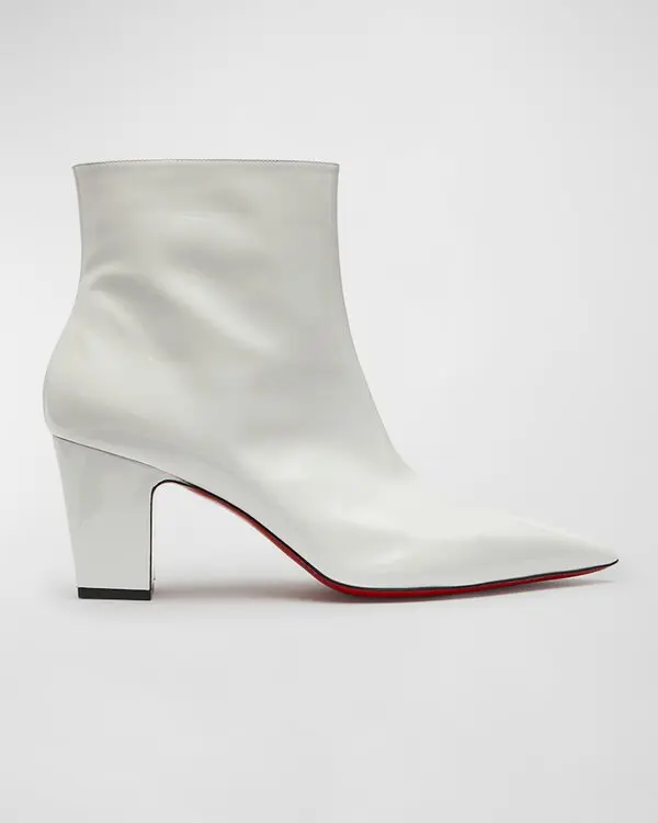 Christian Louboutin Aiglissima 80 Patent Leather Ankle Boots