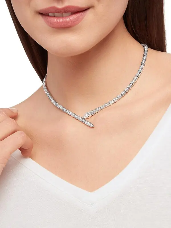BVLGARI Serpenti Viper 18k & Diamond Necklace