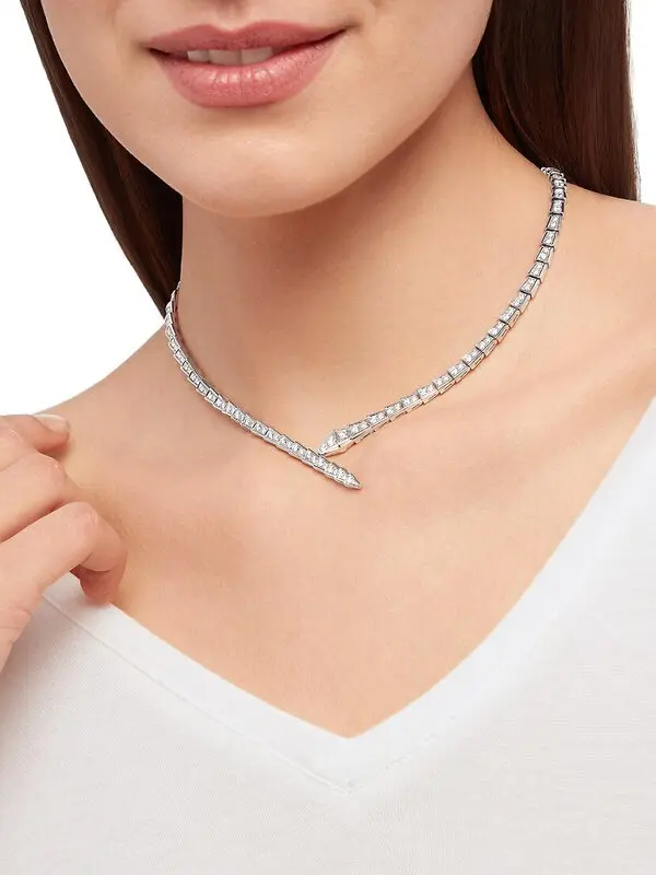 BVLGARI Serpenti Viper 18k & Diamond Necklace