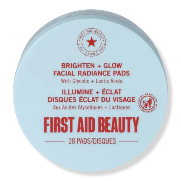 FIRST AID BEAUTY Facial Radiance Pads With Glycolic + Lactic Acids - One-color