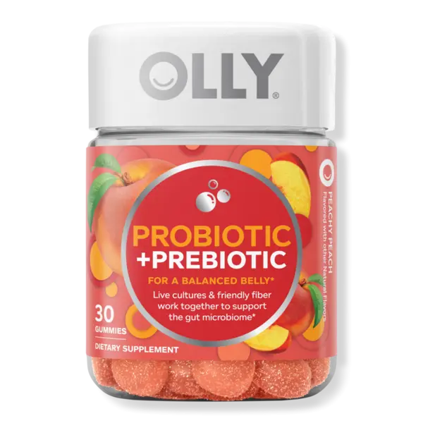 OLLY Prebiotic And Probiotic Gummy Supplement - One-color