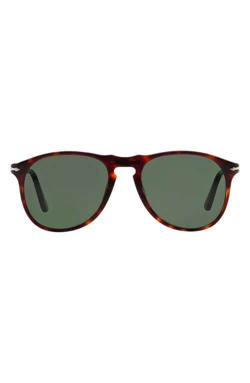 Persol 55mm Pilot Sunglasses - Havana