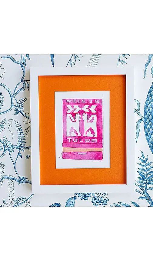 FURBISH 5x7 Tulum Print In Pink