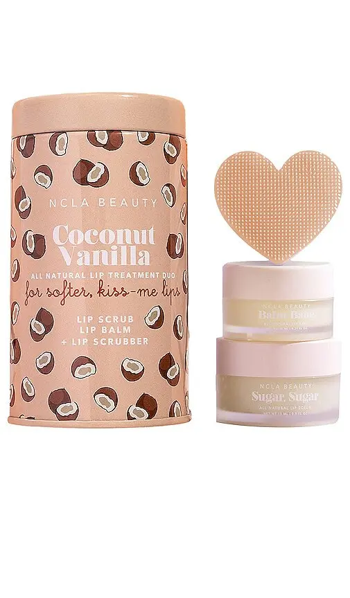 NCLA BEAUTY Lip Care Duo + Lip Scrubber - Coconut Vanilla