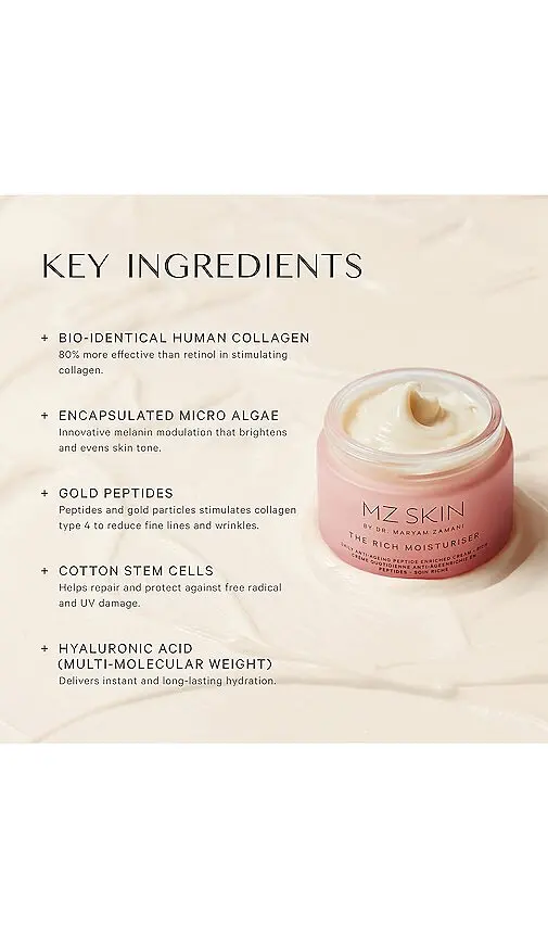 MZ SKIN The Rich Moisturiser