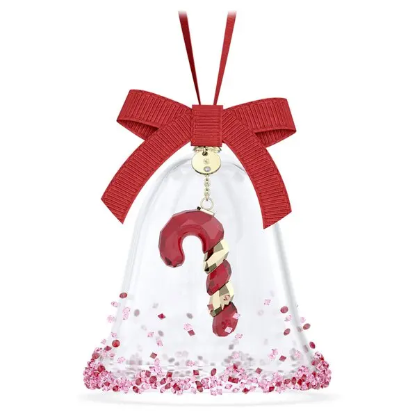 SWAROVSKI Holiday Cheers Dulcis Bell Ornament - Red
